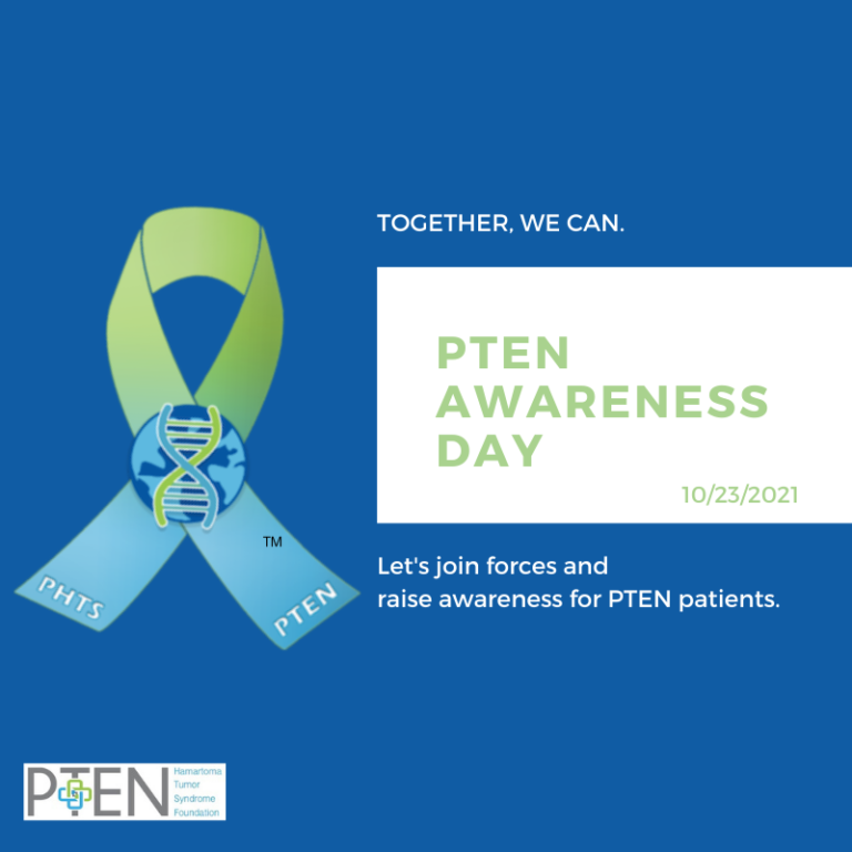 PTEN Hamartoma Tumor Syndrome Awareness Day is Oct 23 | PTEN Foundation